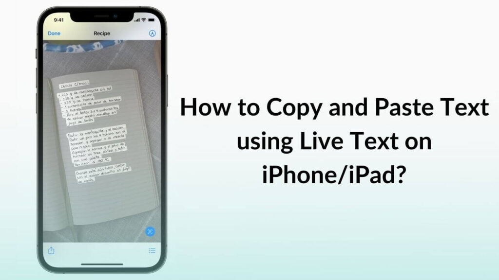How To Copy And Paste Text Using Live Text On IPhone iPad TechieTechTech