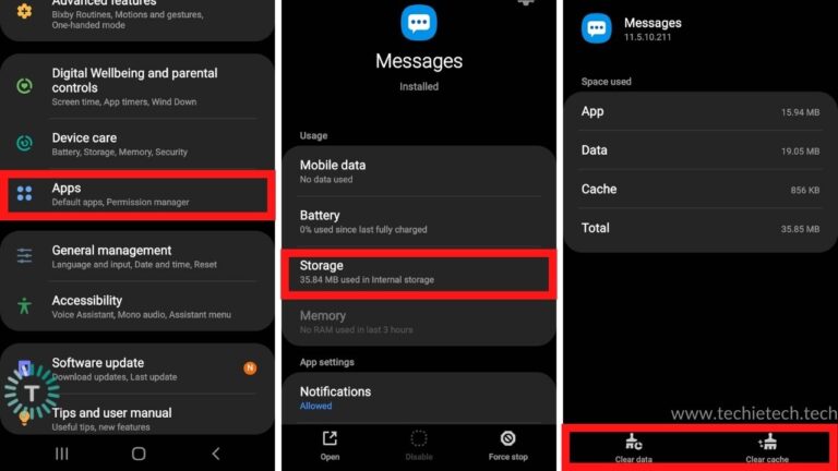Messages app not working on Samsung Galaxy smartphone? Here are 14 ways ...