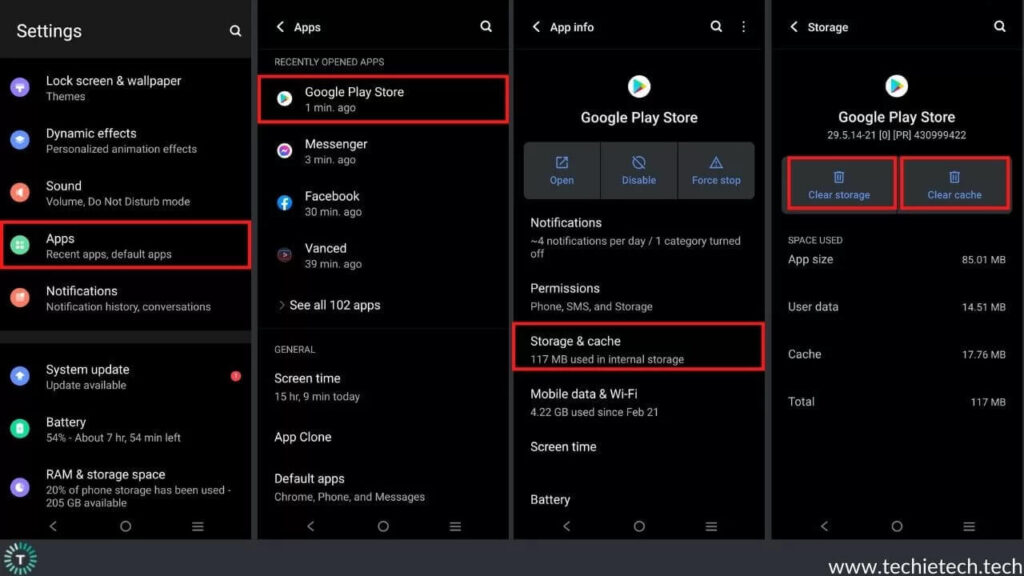Play Store Not Updating Apps? Here Are 15 Ways to Fix it - TechieTechTech