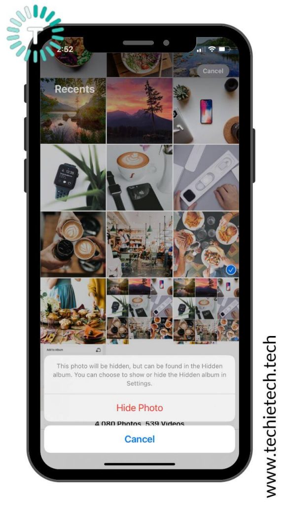 How to Hide Photos on iPhone [Best Practices & Apps] - TechieTechTech