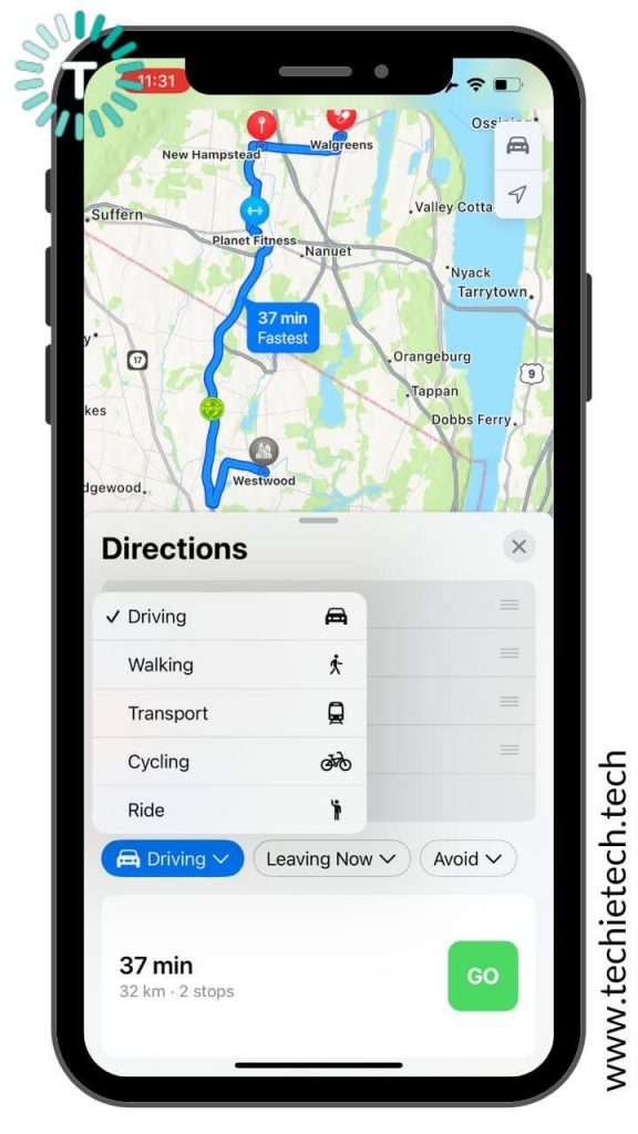 How to Add Multiple Stops in Apple Maps [Step-by-Step Guide] - TechieTechTech