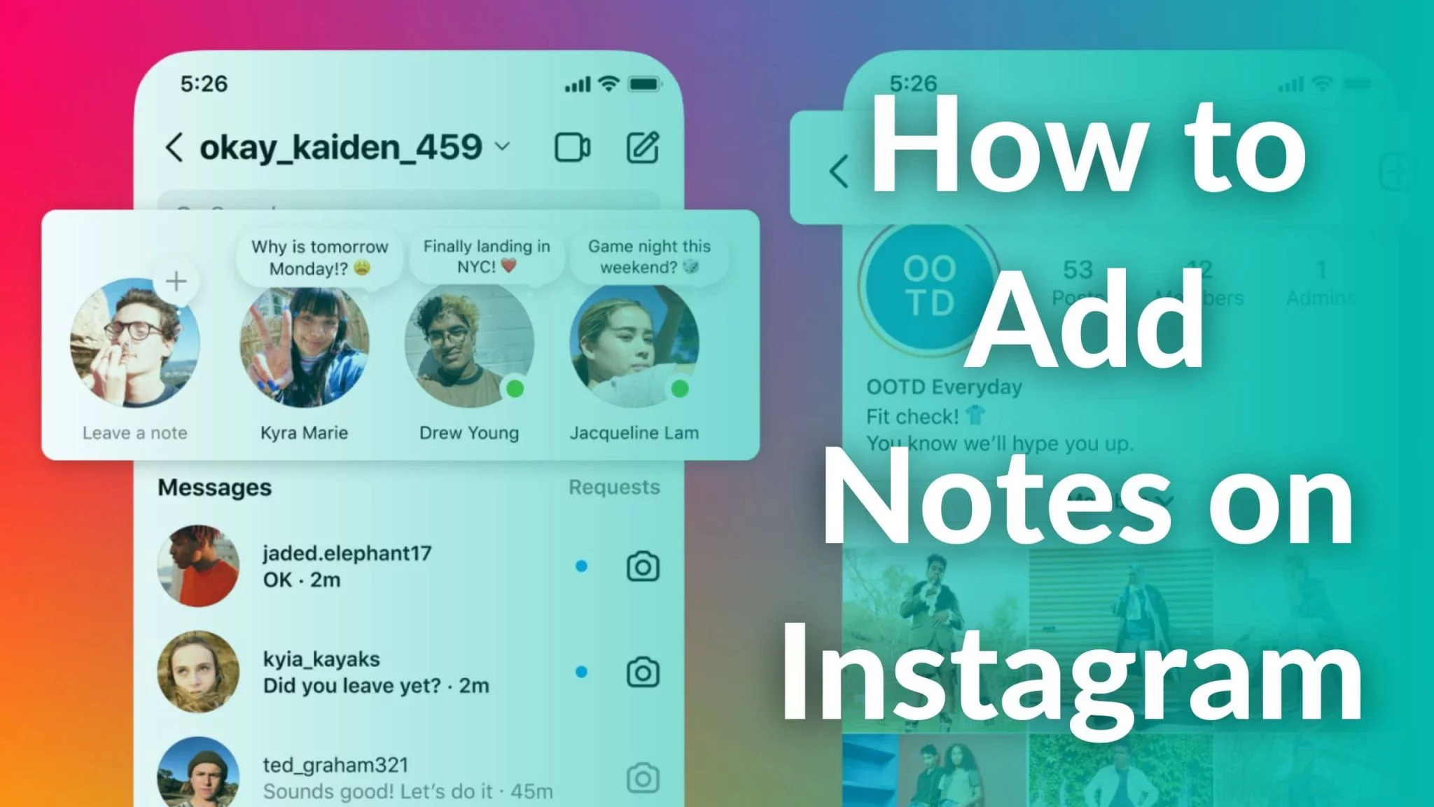 How To Add And Delete Instagram Notes On Android And IOS Step by step