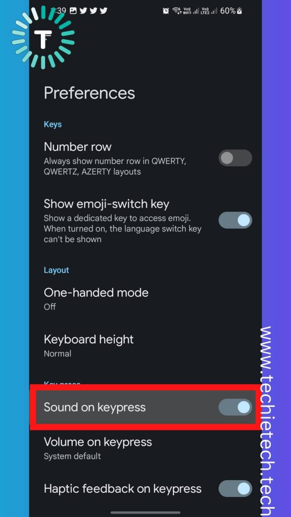 How to Turn OFF/Disable the Keyboard Sound on Samsung Smartphones/Tablets - TechieTechTech