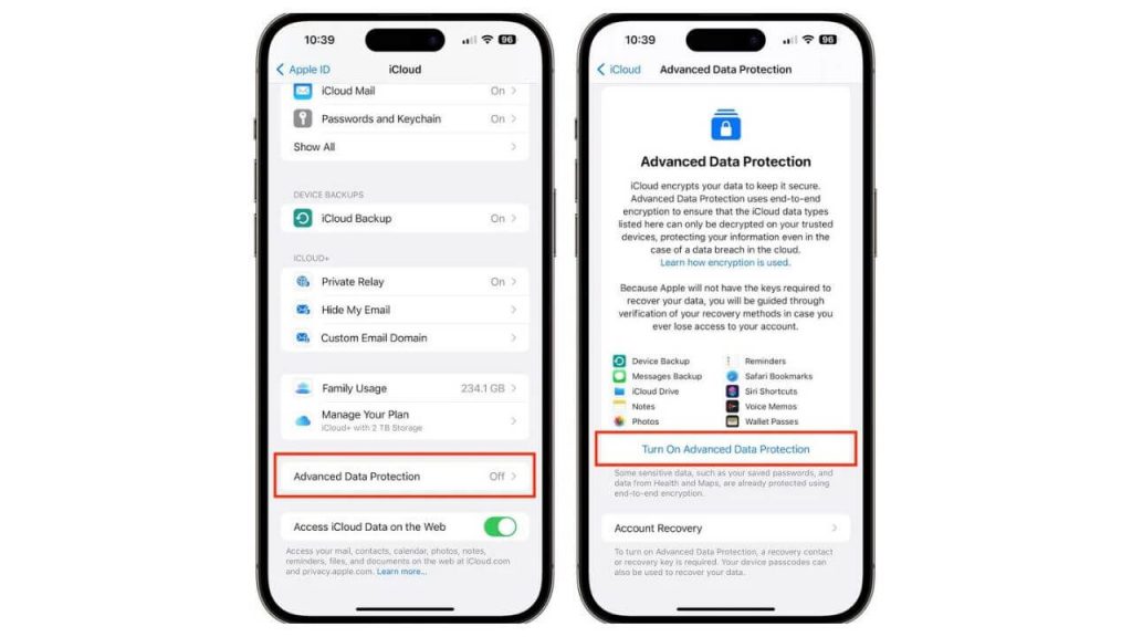 How to enable Advanced Encryption for iCloud Backup (End-to-End iCloud Encryption) - TechieTechTech