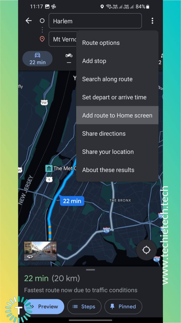 How to Save a Route on Google Maps on iPhone and Android - TechieTechTech