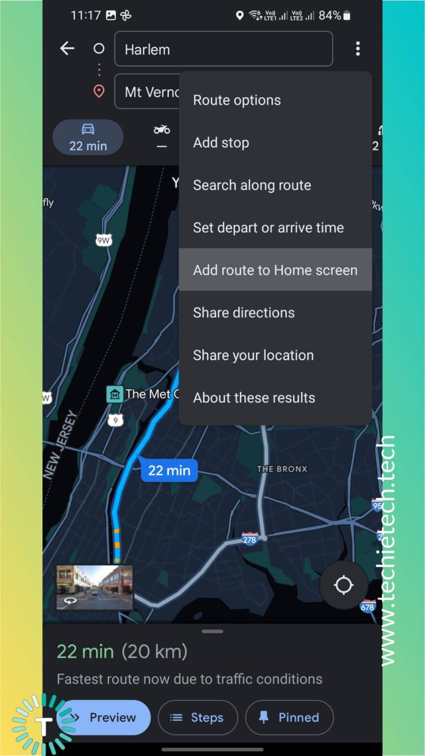 How to Save a Route on Google Maps on iPhone and Android - TechieTechTech