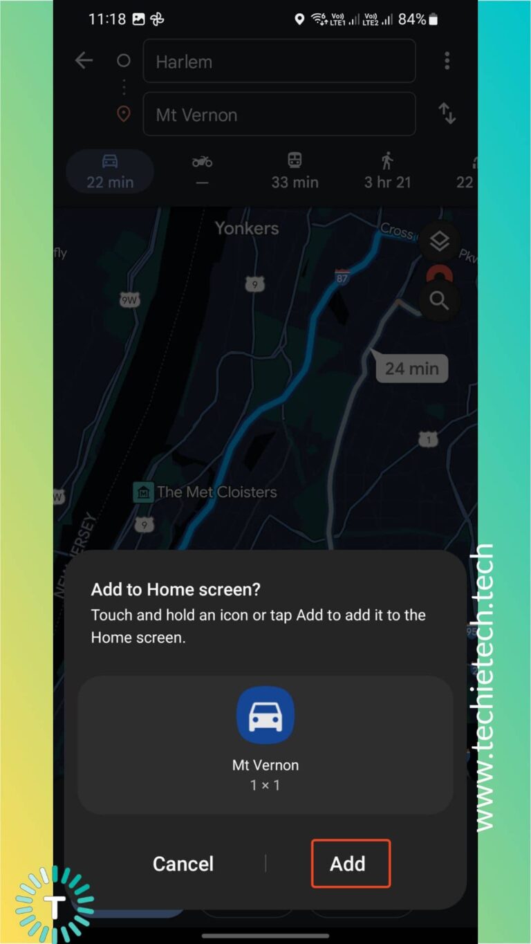 How to Save a Route on Google Maps on iPhone and Android - TechieTechTech
