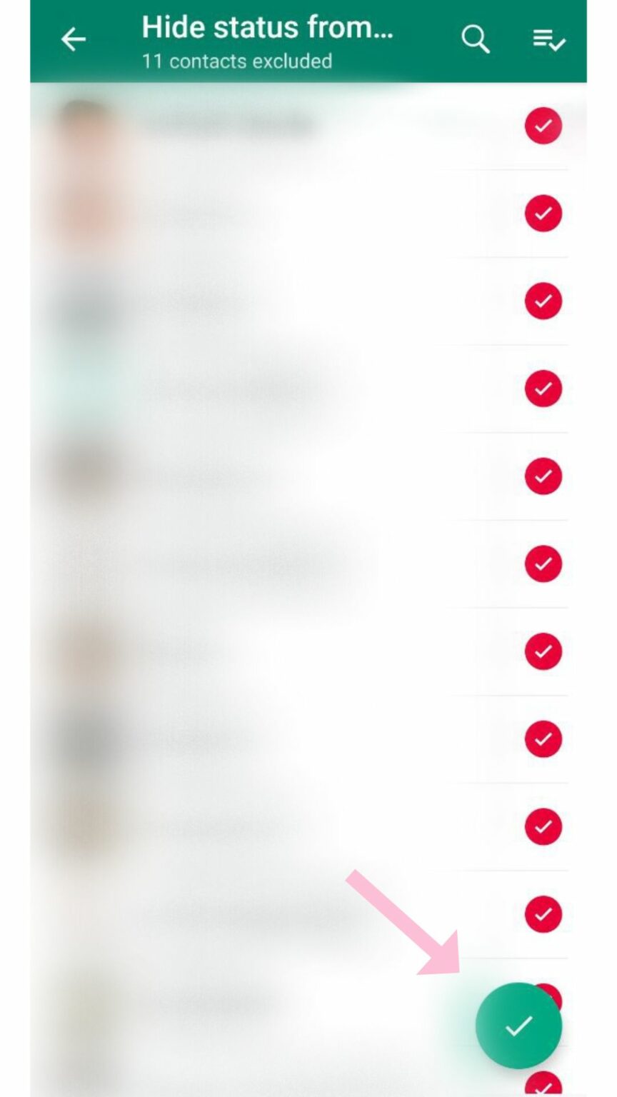 How to Hide WhatsApp Status from selected contacts in Android- Step by ...