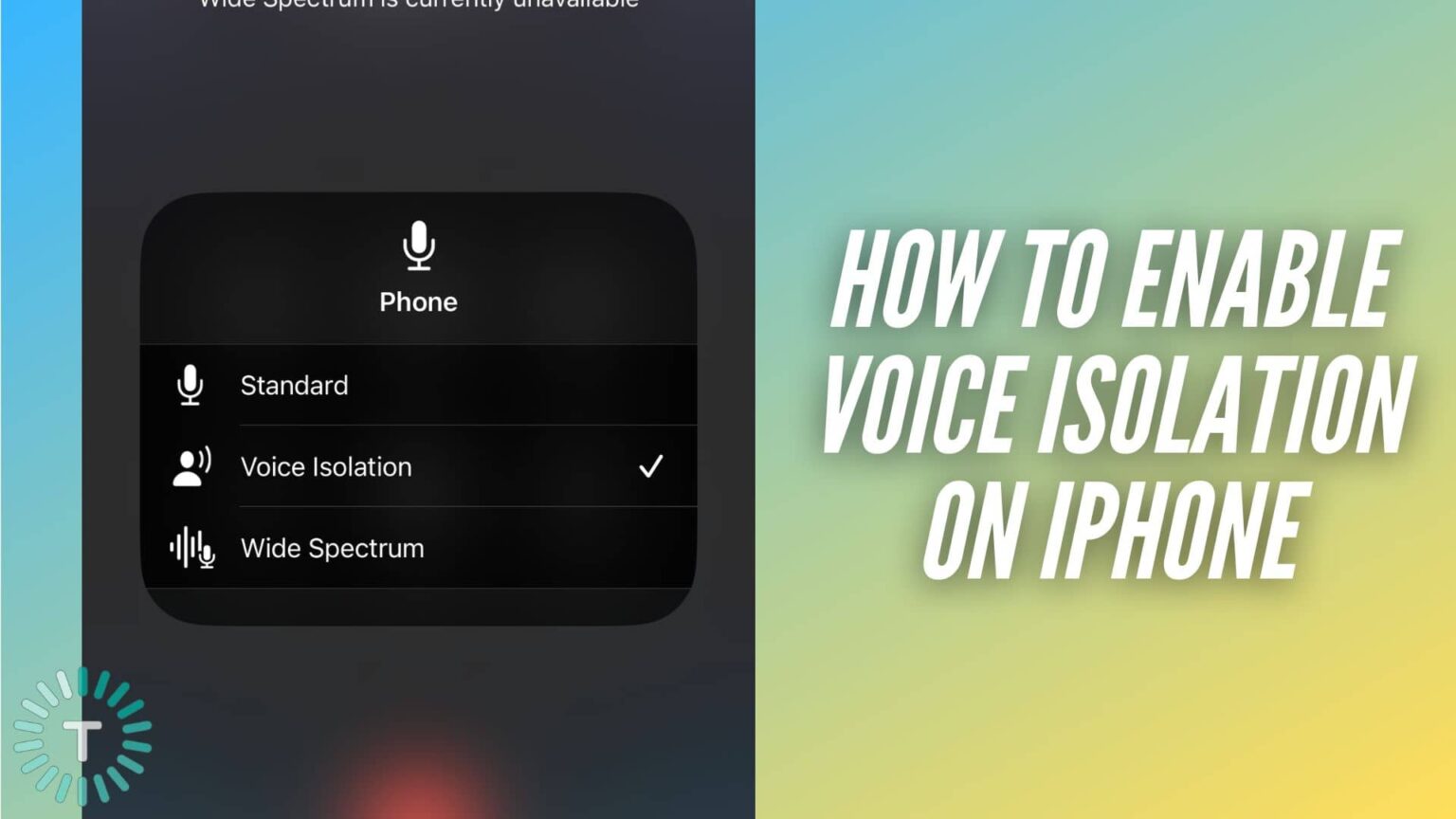 How to Enable Voice Isolation on iPhone to Improve Call Quality - TechieTechTech