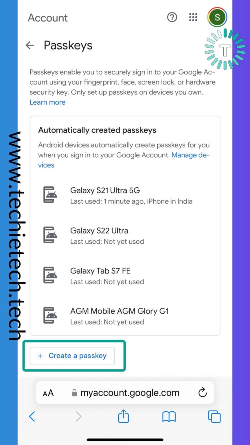 How to Setup Passkeys for Gmail [on Web, Android, and iPhone] - TechieTechTech