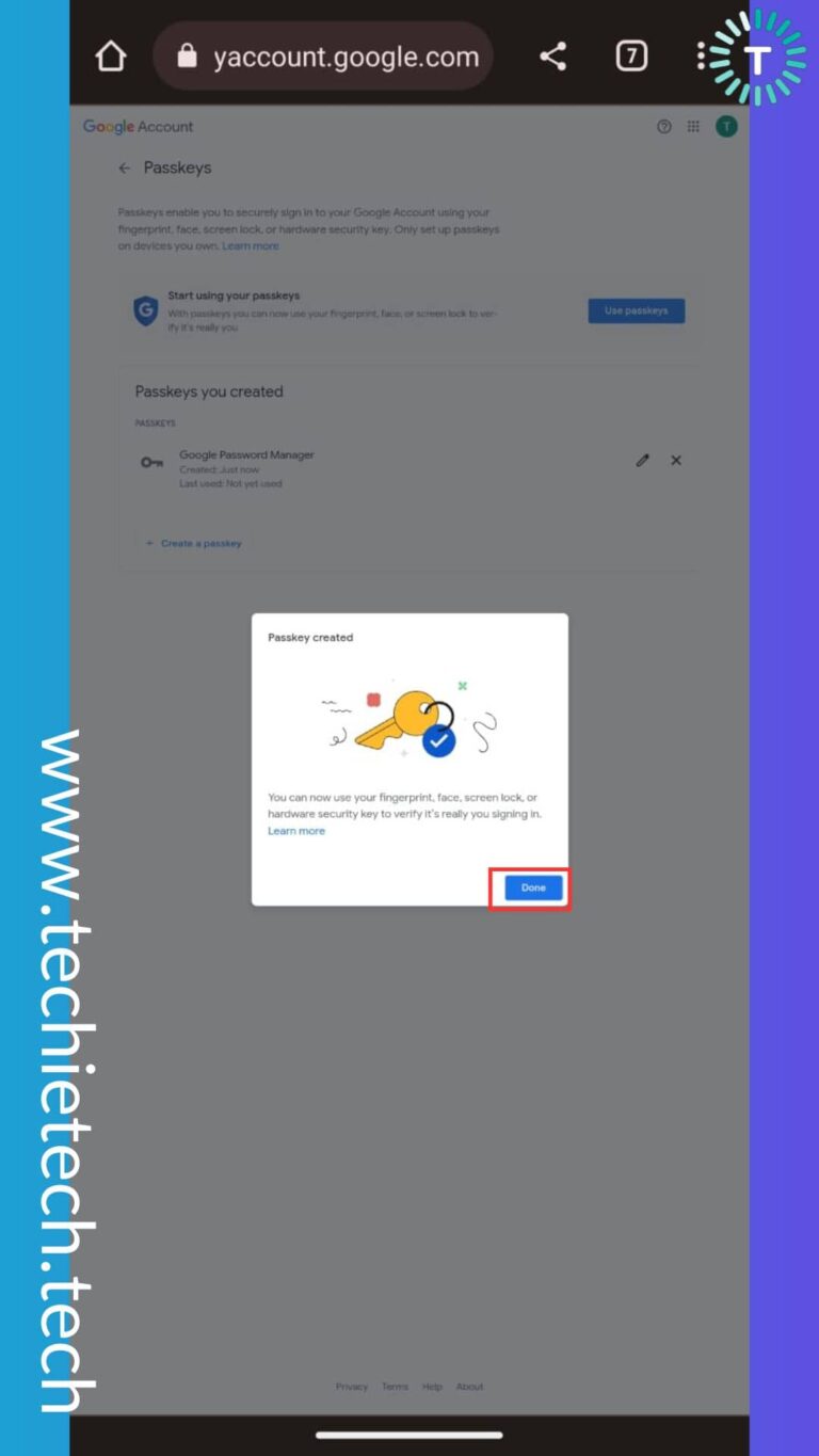How to Setup Passkeys for Gmail [on Web, Android, and iPhone] - TechieTechTech