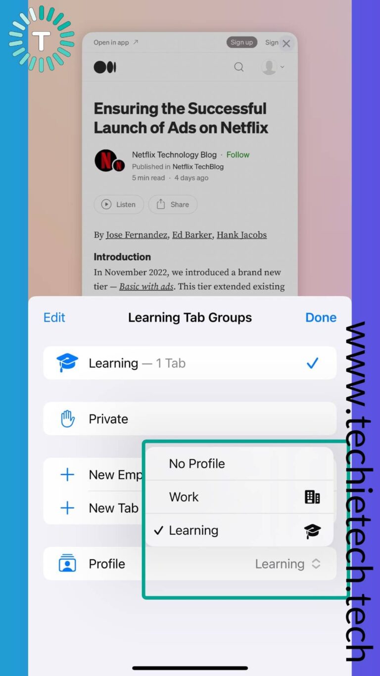 How to Create And Delete Safari Profiles on iPhone (iOS 17 ...