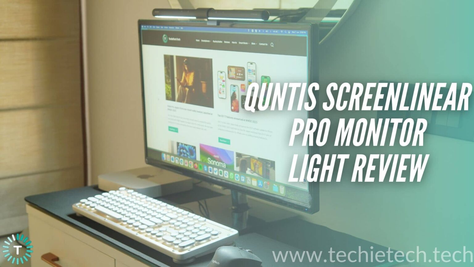 Quntis ScreenLinear Pro Monitor Light Review - TechieTechTech