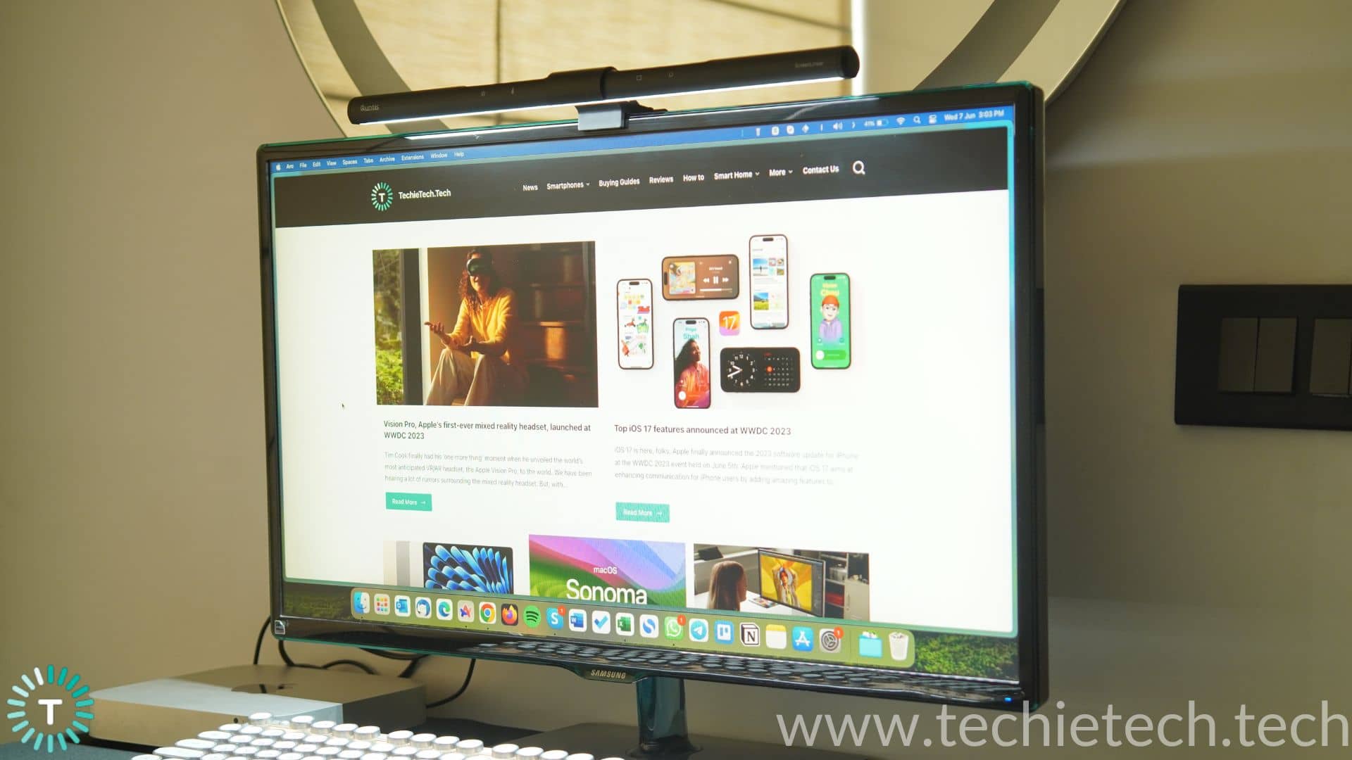 Quntis ScreenLinear Pro Monitor Light Review - TechieTechTech