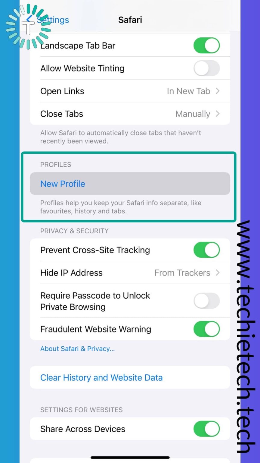 How to Create And Delete Safari Profiles on iPhone (iOS 17 ...